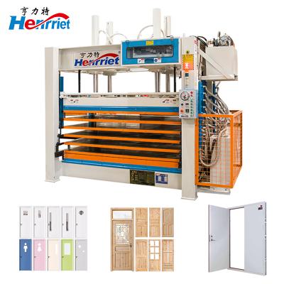 China 50t 8-Layer Automatic High-Temperature Laminating Machine 2500x1300mm for Rock Wool Insulation Veneer Wooden Doors for sale