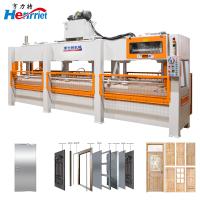 China 100T Hydraulic Hot Press Machine 6500x1300mm for Aluminum Alloy Door Woodworking Laminated Panel for sale