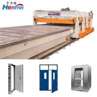 China 100T Automatic Gantry Movable Hot Press Machine Electric Heating 5200x2800mm for Insulation Cold Storage Doors for sale