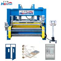 China Customized Automatic Conveyor Hot Press Production Line 50T 3500x1800mm for Art Doors for sale