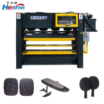 China 300T Maximum Pressure 2-Layer Hydraulic Press Machine for Carbon Fiber Shaping and Composite Curing for sale