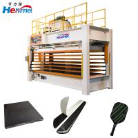 China 6 Layer Hot Press Machine 160T for Carbon Fiber Composites 3800x1350mm Board for sale