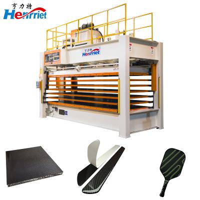 China 6 Layer Hot Press Machine 160T for Carbon Fiber Composites 3800x1350mm Board for sale
