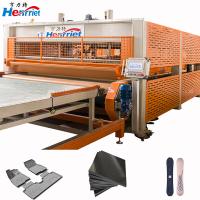 China 80T Single Layer Automatic Conveying Hot Press Machine 4600mm x 2650mm Work Platen for Carbon Fiber Board for sale