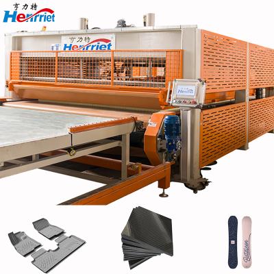 China 80T Single Layer Automatic Conveying Hot Press Machine 4600mm x 2650mm Work Platen for Carbon Fiber Board for sale
