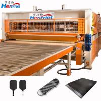 China 80T Single Layer Automatic Conveying Hot Press Machine 4600mm x 2650mm Work Platen for Carbon Fiber Board for sale