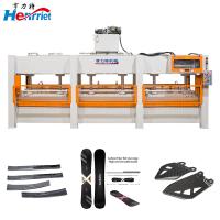 China 100T Extended Frame Hot Press Machine 6500x1300mm Work Platen Intelligent Temperature Regulation for sale