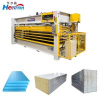 China 4-Layer 160T Hydraulic Hot Press Machine 4000x1500mm Platen for Sandwich Panel Lamination for sale