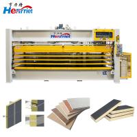 China 4-Layer 160T Hydraulic Hot Press Machine 4000x1500mm Platen for Sandwich Panel Lamination for sale