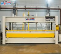 China 4-Layer 160T Hydraulic Hot Press Machine 4000x1500mm Platen for Sandwich Panel Lamination for sale