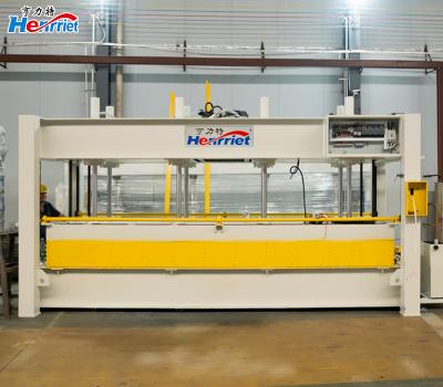 China 4-Layer 160T Hydraulic Hot Press Machine 4000x1500mm Platen for Sandwich Panel Lamination for sale