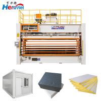 China Multi-layer hot press machine with 160 T maximum pressure 6-layer working level and 80℃ maximum temperature for sandwich panels and cold storage panels for sale
