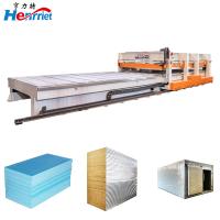China 100T Gantry Mobile Hot Press 5200x2800mm Platen for Sandwich Panels Metal Foam Insulation Board for sale