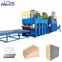 China 1000T Cold and Hot Press 3700x1300mm Plate Thermal Oil Heat Transfer for Sandwich Panel Production for sale