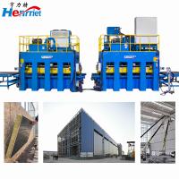 China 1000T Cold and Hot Press 3700x1300mm Plate Thermal Oil Heat Transfer for Sandwich Panel Production for sale