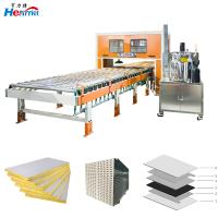 China Automatic Glue Spraying Machine for Sandwich Panels PLC Control Speed 1-12m/min Width 200-1300mm for sale
