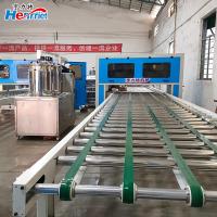 China Automatic Glue Spraying Conveyor Line PLC Touch Screen Control Coating Speed 1-12 m/min Gel Dripping Width 200-1300mm for sale