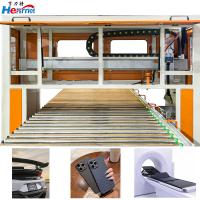 China Automatic Glue Coating Conveyor Line with Adjustable Speed 1-12m/min, Customizable Width 200-1300mm, and PLC Touch Screen Control for sale