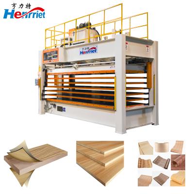 China 160 Ton 6-Layer Artificial Board Hot Press Laminating Machine 4000x1450mm Electric Thermal Oil Heating for sale