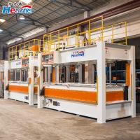 China 160 Ton 6-Layer Artificial Board Hot Press Laminating Machine 4000x1450mm Electric Thermal Oil Heating for sale