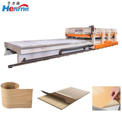 China Dual Station Hot Press Laminating Machine 5200x2800mm Platen 100T Pressure for Wood Veneer Composite Panels for sale