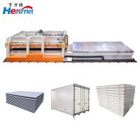 China 100T Gantry Mobile Hot Press Dual Station Alternating Operation 5200x2800mm Platen Size for sale