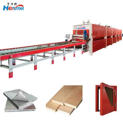 China 10 Meter Hot Laminating Press 100 Ton Automatic Conveying Production Line Electric Heating for sale
