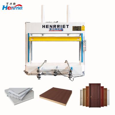 China 50 Ton Automatic Conveyor Chain Cold Press 2500x1250mm for Steel Wood Door Plywood Aluminum Honeycomb Sandwich Panel for sale