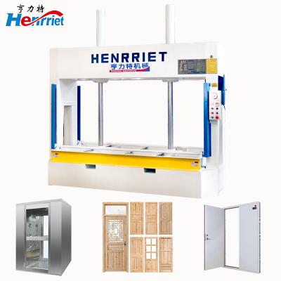 China Forklift-Slot Electric Cold Press Machine 50T 2500x1250mm for Wood Composite and Stainless Steel Doors for sale