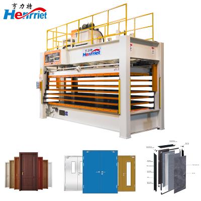 China 6-Layer 160-Ton Hot Press Laminating Machine 4000x1450mm Work Platen for Medical Soundproof Doors for sale