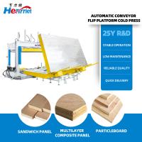 China 50T Maximum Pressure Automatic Conveying and Turning Cold Press Machine with 3400mm*2200mm Pressure Plate Size for sale