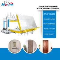 China 50T Maximum Pressure Hydraulic Cold Press Machine with Automatic Conveying and Turning for 800mm Thickness Panels for sale