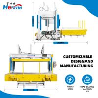 China 50T Maximum Pressure Hydraulic Cold Press Machine with Automatic Conveying and Turning for 800mm Thickness Panels for sale