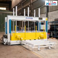 China 50T Maximum Pressure Automatic Conveying and Turning Cold Press Machine with 3400mm*2200mm Pressure Plate Size for sale