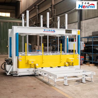 China 50T Maximum Pressure Automatic Conveying and Turning Cold Press Machine with 3400mm*2200mm Pressure Plate Size for sale