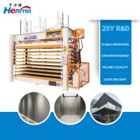China 8-Layer Multi-Opening Hydraulic Hot Press Machine with 50T Maximum Pressure and 2500*1300*42mm Work Platen Size for sale