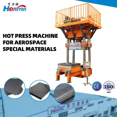 China Henrriet Aerospace Special Material Hot Press Machine 315 Ton Hydraulic Press for Carbon Fiber, Aramid Fiber and Basalt Fiber Composite Material Processing for sale