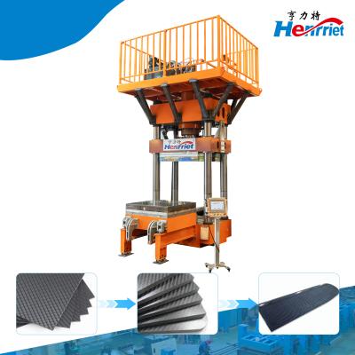 China Henrriet  High Temperature Hot Press Machine with Adjustable Heating System for Aerospace Aramid Fiber Fabric Lamination for sale