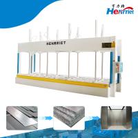 China 50T Maximum Pressure 8-Cylinder Double-Row Hydraulic Cold Press Machine with 8000×2000mm Worktable for Honeycomb Panels and Door Panels for sale