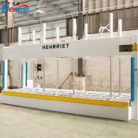 China Industrial 8-Cylinder Hydraulic Cold Press Machine with 8000*2000mm Work Platen and 50T Maximum Pressure for Sandwich Panel Production for sale