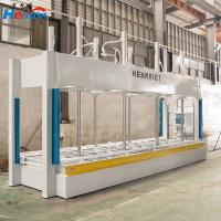 China Industrial 8-Cylinder Hydraulic Cold Press Machine with 8000*2000mm Work Platen and 50T Maximum Pressure for Sandwich Panel Production for sale