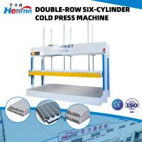 China 50T Maximum Pressure Double-Row 6-Cylinder Hydraulic Cold Press with 4000×2000mm Work Platen for Honeycomb Panel Processing for sale