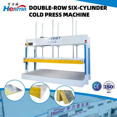China 50T Maximum Pressure Double-Row 6-Cylinder Hydraulic Cold Press Machine with 4000×2000mm Worktable for Industrial Use for sale
