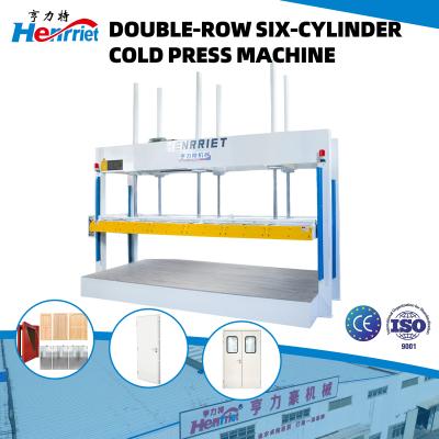 China 50T Maximum Pressure Double-Row 6-Cylinder Hydraulic Press with 4000×2000mm Worktable for Industrial Cold Pressing for sale