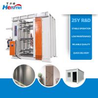 China 200T Maximum Pressure 10-Station Electric Heating Horizontal Hot Press Machine for Honeycomb Panels and Door Panels for sale