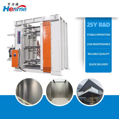 China Heavy-Duty Horizontal Laminating Press with 200T Maximum Pressure for 10 Layers with Silicone Pads and 3200mm*2400mm Pressure Plate Size for sale