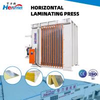 China 10-Layer Horizontal Laminating Press with 200T Maximum Pressure for Composite Panel Production for sale