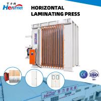 China 200T Maximum Pressure 10-Layer Horizontal Laminating Press with Electric Heating for Multi-Layer Bonding for sale