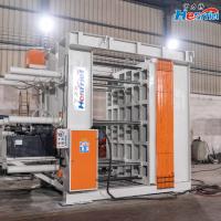 China Horizontal Multi-Layer Door Panel Press with 10 Layers Silicone Pads, 200T Maximum Pressure, and 3200mmx2400mm Pressure Plate Size for sale