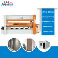 China 3-Layer Top-Press Hydraulic Hot Press Machine with 50 Tons Maximum Pressure and Electric Heating Heat Transfer Oil for sale